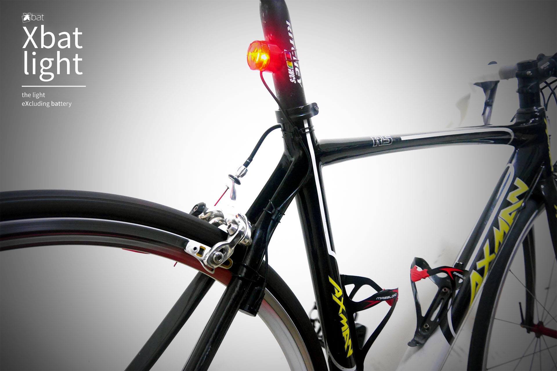 Xbat-M2 免電池自發電自行車燈（可蓄電）後車燈 - Xbat